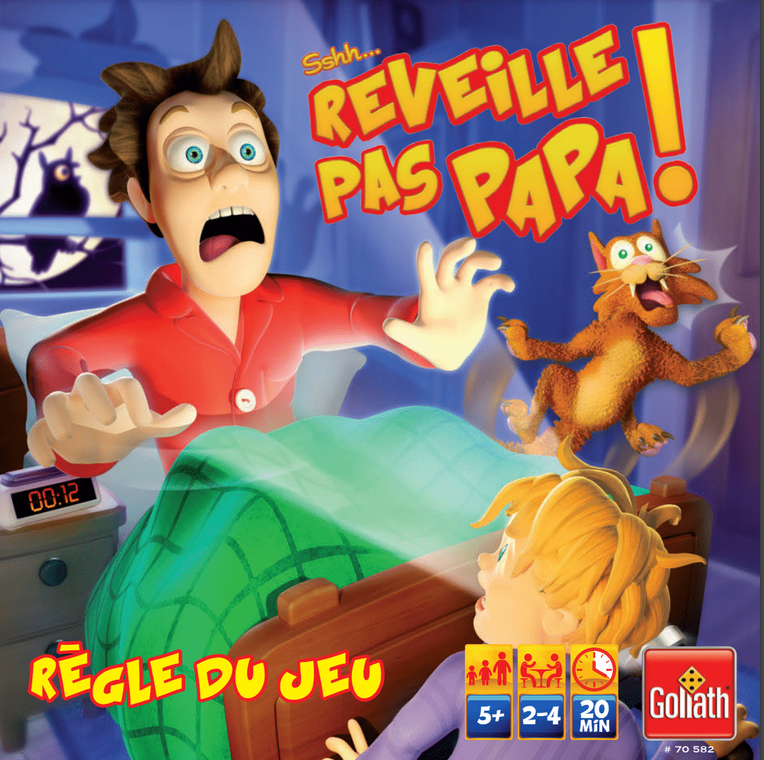 Règle du jeu Réveille pas papa Règle du jeu Réveille pas papa